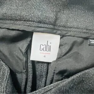 CAbi | Pants & Jumpsuits | Cabi Promotion Crop Pants Size 4 Gray | Poshmark